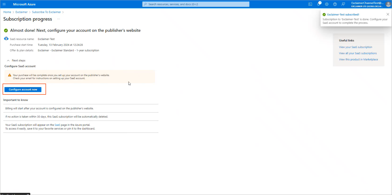 How to purchase or renew your Exclaimer subscription through Azure Marketplace – Exclaimer ...
